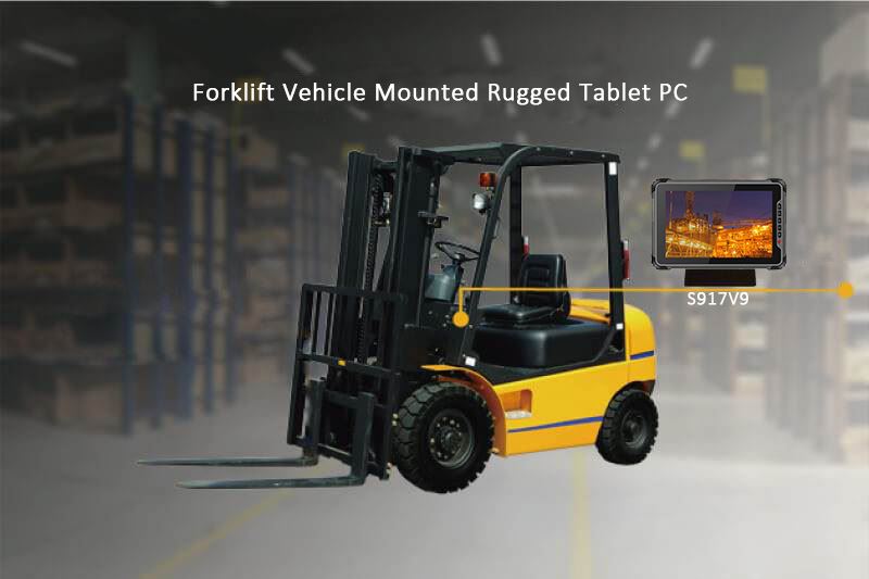 Forklift dengan RFID Rugged Tablet - Teknologi - Shandong Senter ...